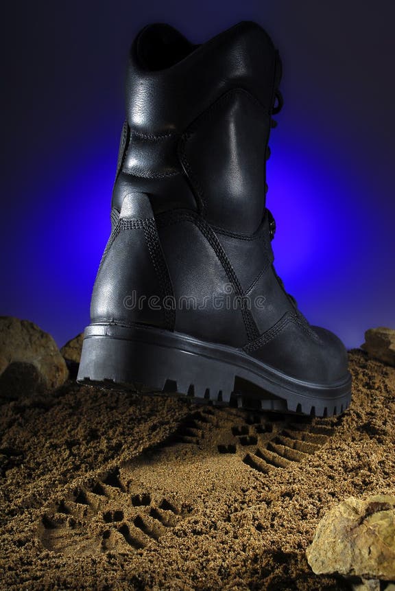 Adventure boot stock photo. Image of fashion, leather - 5679432