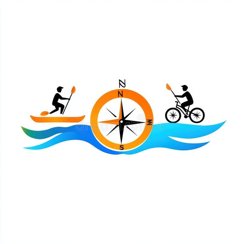Adventure Compass stock illustration. Illustration of emblem - 367307316