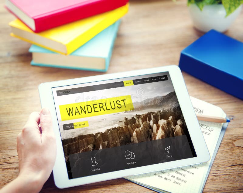 Adventure Exploration Destination Travel Wanderlust Concept Stock Photo ...