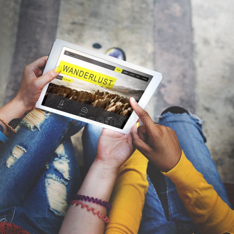 Adventure Exploration Destination Travel Wanderlust Concept Stock Photo ...