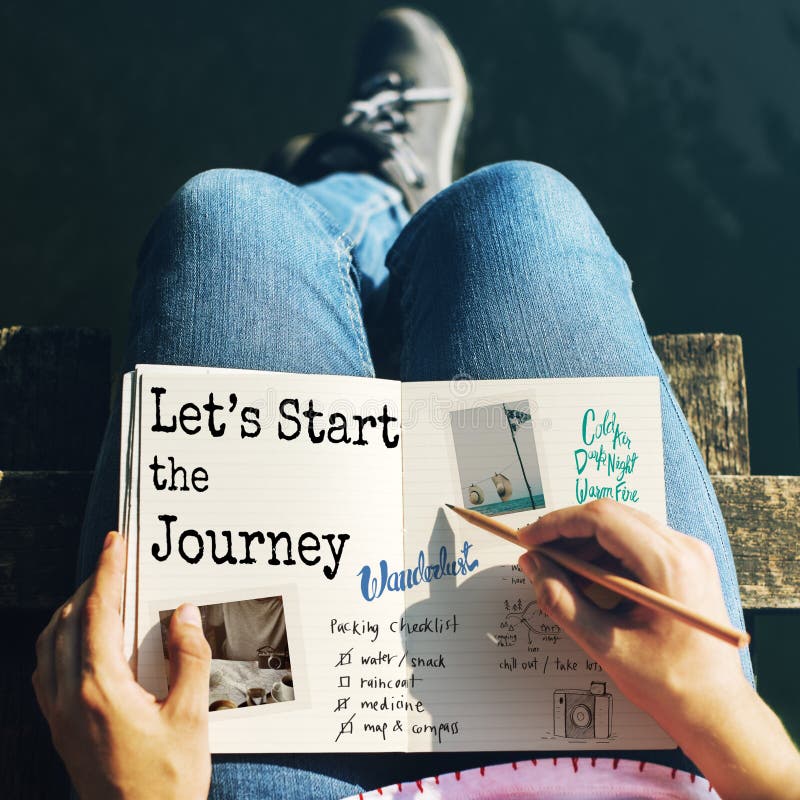 Discover Journey Let`s Explore Adventure Stock Image - Image of posing ...