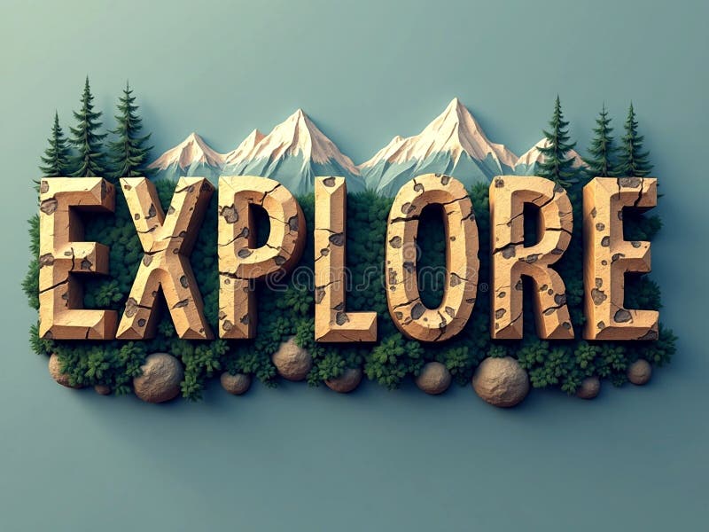 Exciting 3D Explore Text Effect for Travel and Adventure-Themed Designs ...