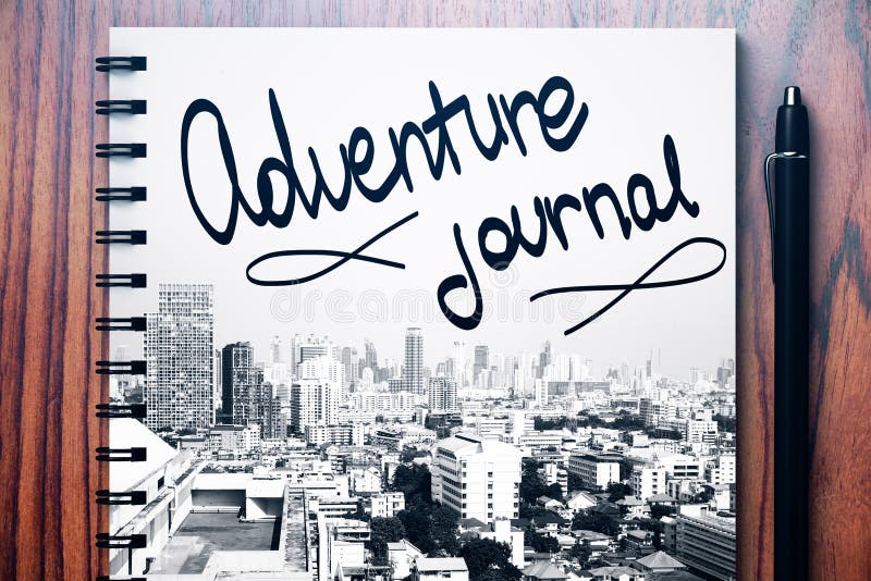 Adventure journal stock illustration. Illustration of note - 93783331