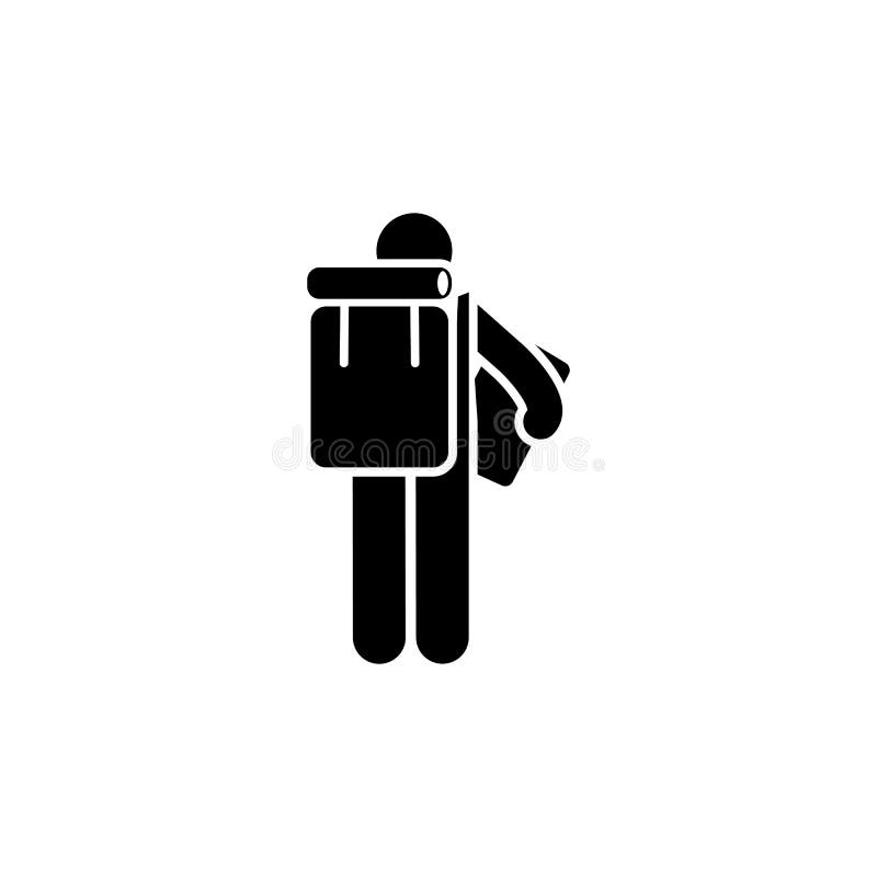 Adventure Man Explorer Map Icon. Element of Pictogram Adventure ...