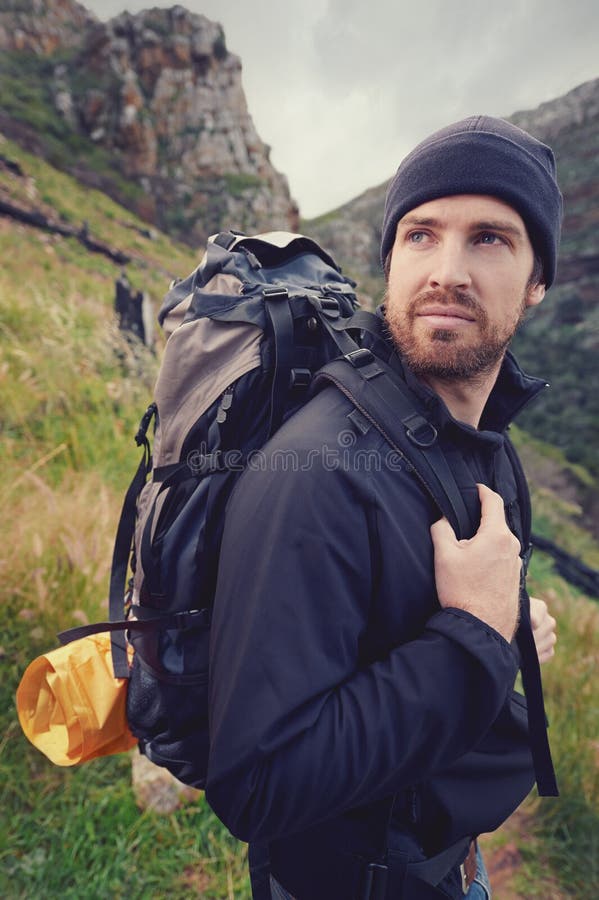 Adventure man portrait stock photo. Image of healthy - 34104690