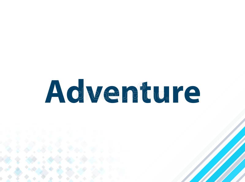 Adventure Modern Flat Design Blue Abstract Background Stock ...