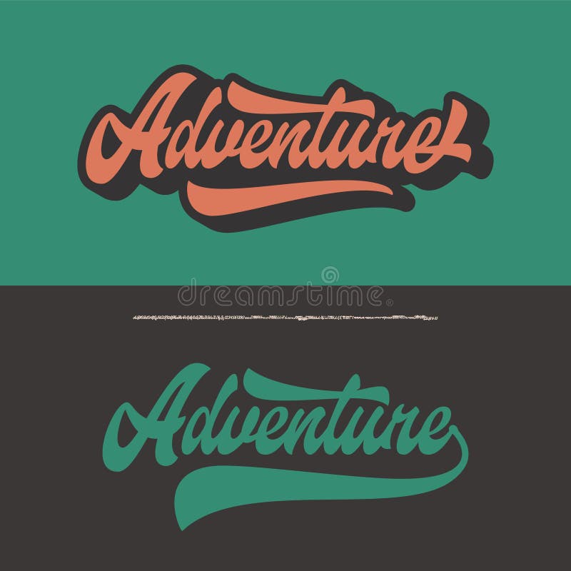 Brush Script Font stock vector. Illustration of headline - 299925047