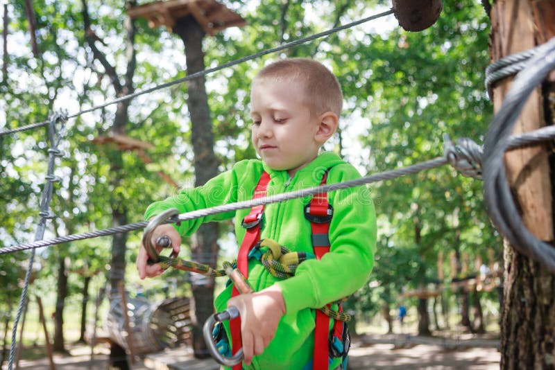 Adventure Park stock image. Image of green, equipment - 58797831