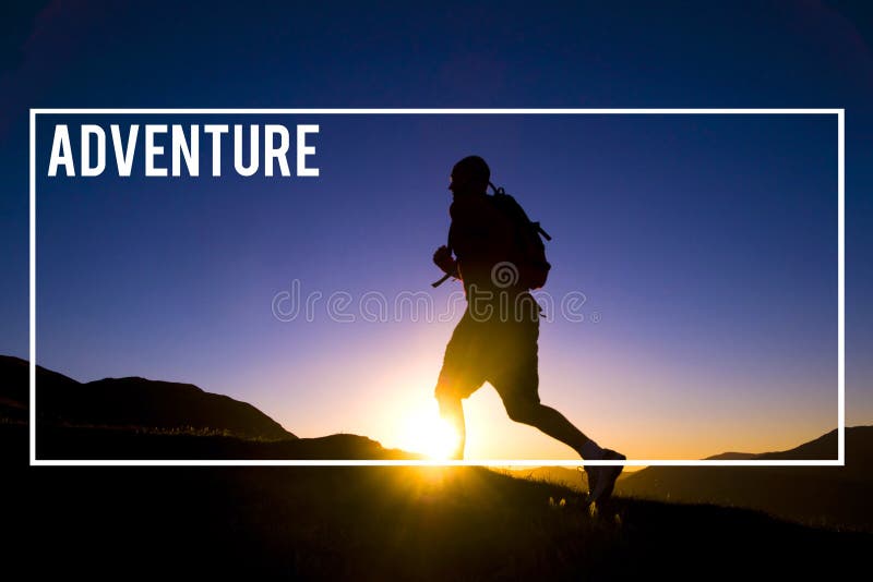 Adventure Traveler Destination Explore Journey Concept Stock Photo ...