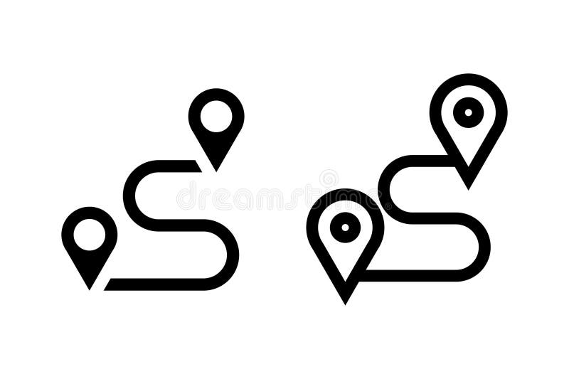 Adventure Vector Icon Set. Navigation, Journey, Travel Symbol Stock ...
