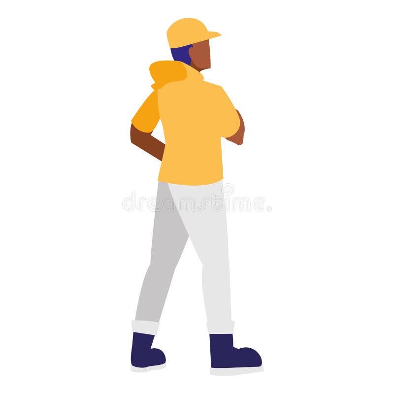 Adventurous Man with Cap Avatar Character Stock Vector - Illustration ...
