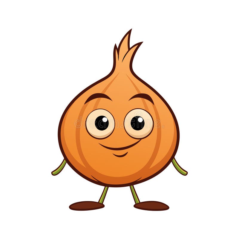 Adventurous Cartoon Onion Character Smiling Stock Vector - Illustration ... Adventurous Cartoon Onion Character Smiling Stock Vector - Illustration ...