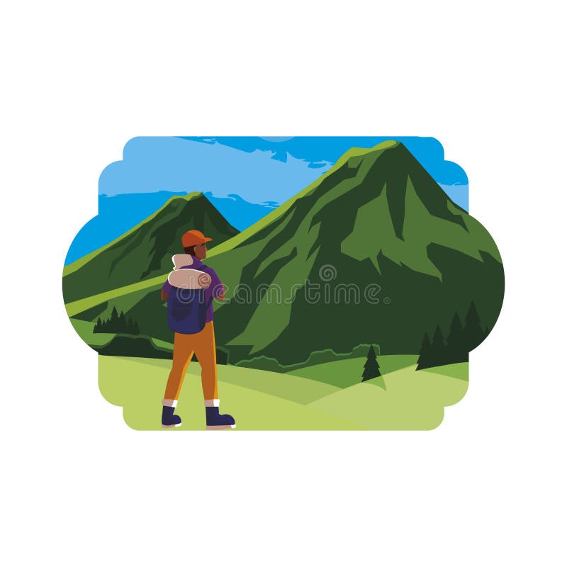 Adventurous Man Stock Illustrations – 465 Adventurous Man Stock ...