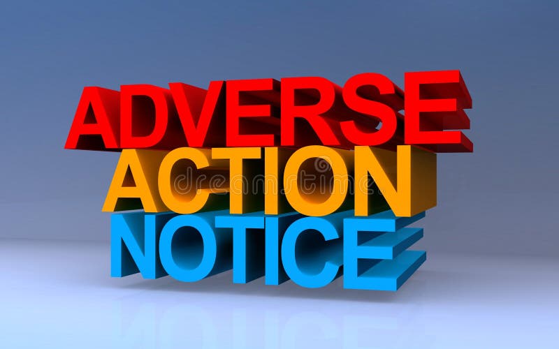 Adverse Action Notice Stock Illustrations – 11 Adverse Action Notice ...