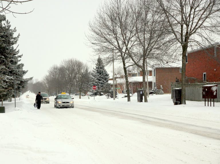 Adverse Weather Conditions editorial stock image. Image of canada ...