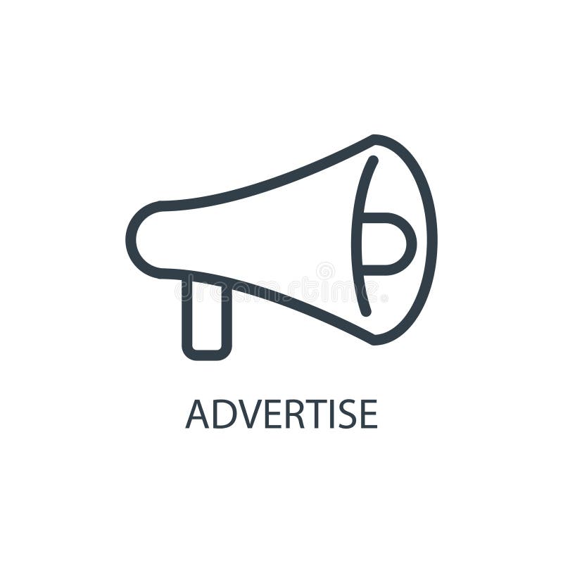 Advertise. Vector Illustration Decorative Design Stock Illustration ...