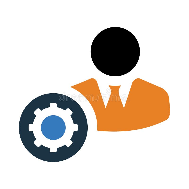 Maintenance Worker Icon stock vector. Illustration of services - 296706406