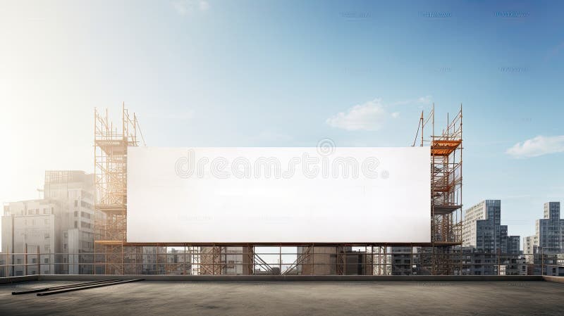 Advertisement of Apartment House Construction Stock Image - Image of ...