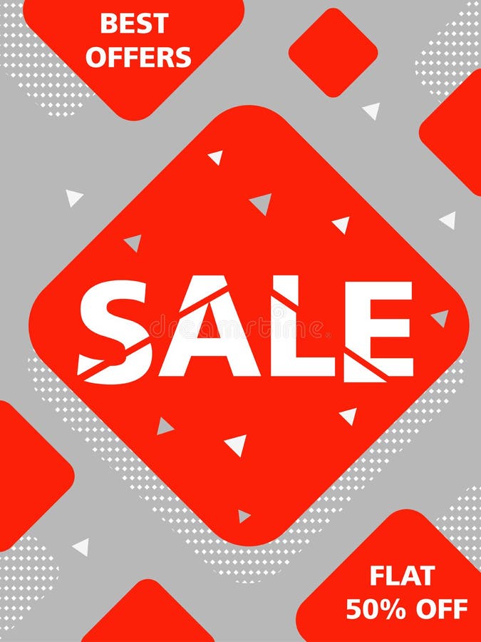 Advertisement Banner for Big Sale Promotion Offer Background Stock ...