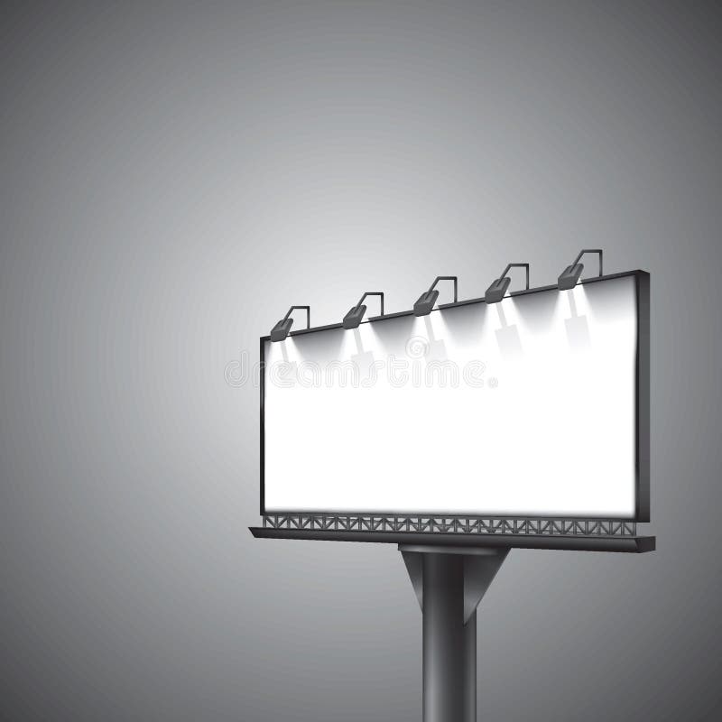 Advertisement board stock vector. Illustration of bulletin - 20800936