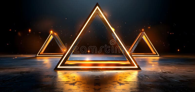 Advertisement Dark Blue Triangle Abstract Background Product Image High ...