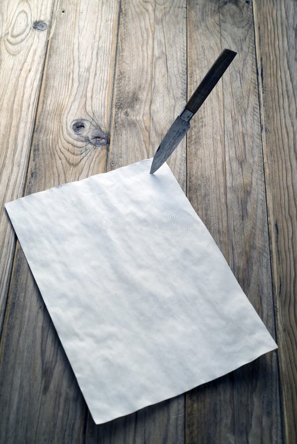 Wood Stuck Knife Note Paper Stock Illustrations – 1 Wood Stuck Knife ...