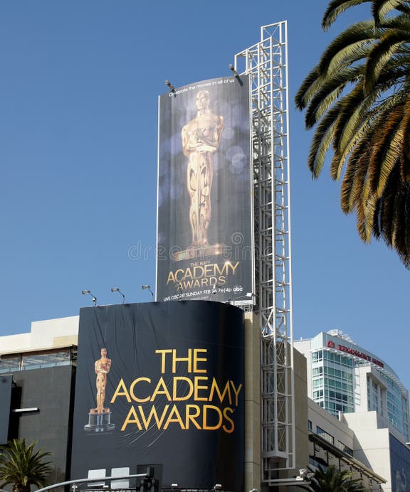 Advertising the Academy Awards Editorial Stock Photo - Image of city ...