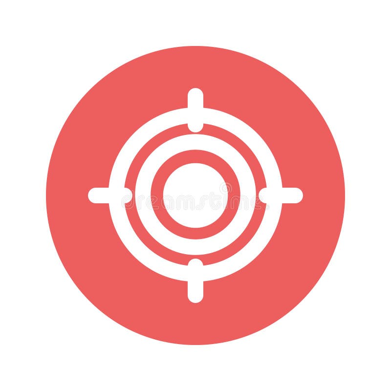 Advertising Aims Vector Icon Which Can Easily Modify or Edit Stock ...