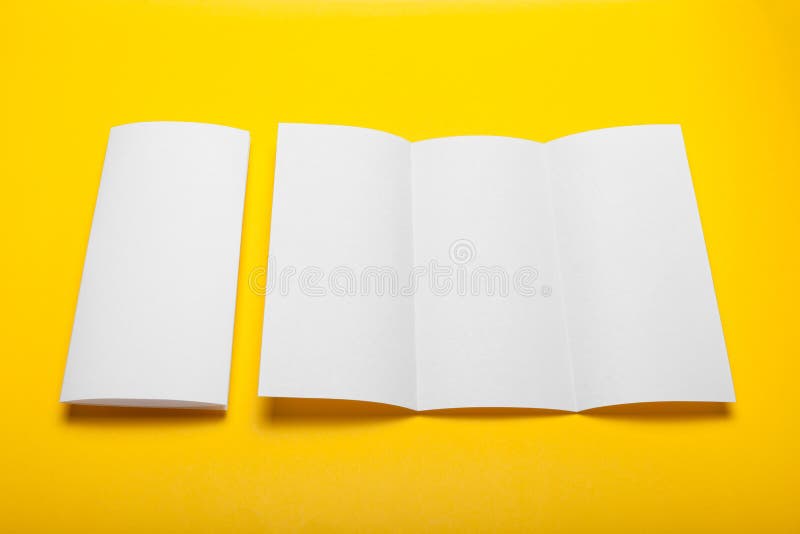Advertising Art Blank, Paper Blank, Flyer Mockup Stock Photo - Image of ...