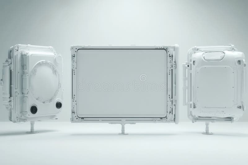 Advertising Banners and Horizontal Projector Screens Presented in ...