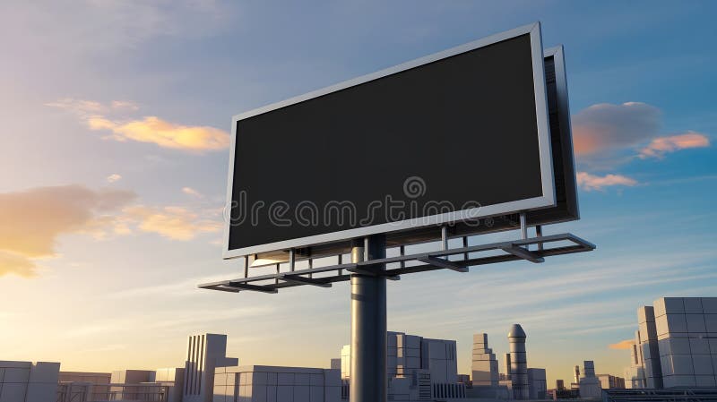 Advertising Billboard or Large Display Mockup, Blank Space for Your ...