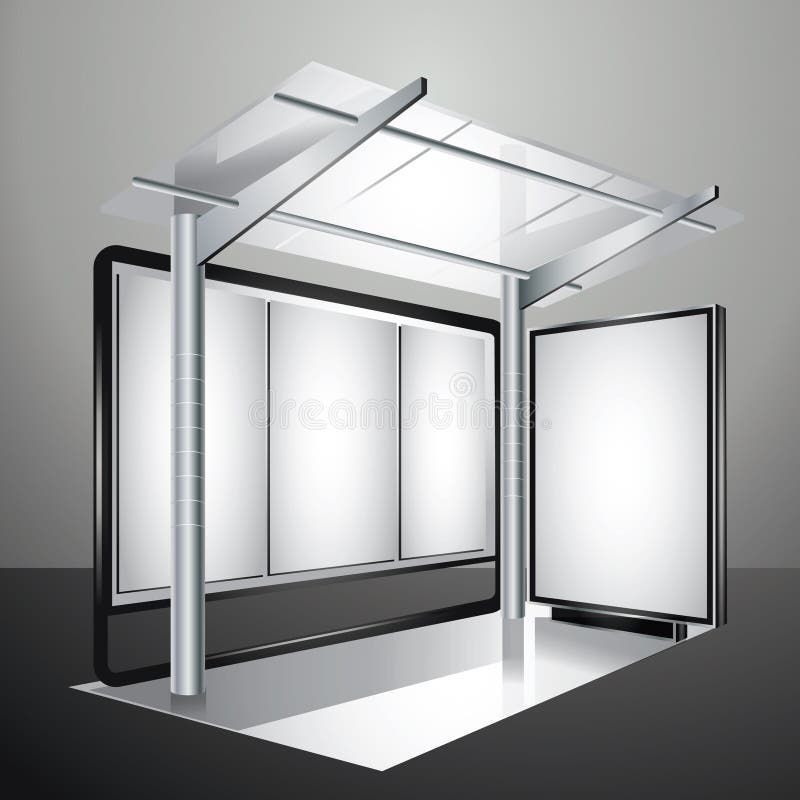 Advertising Billboards. Vector Illustration Decorative Design Stock ...