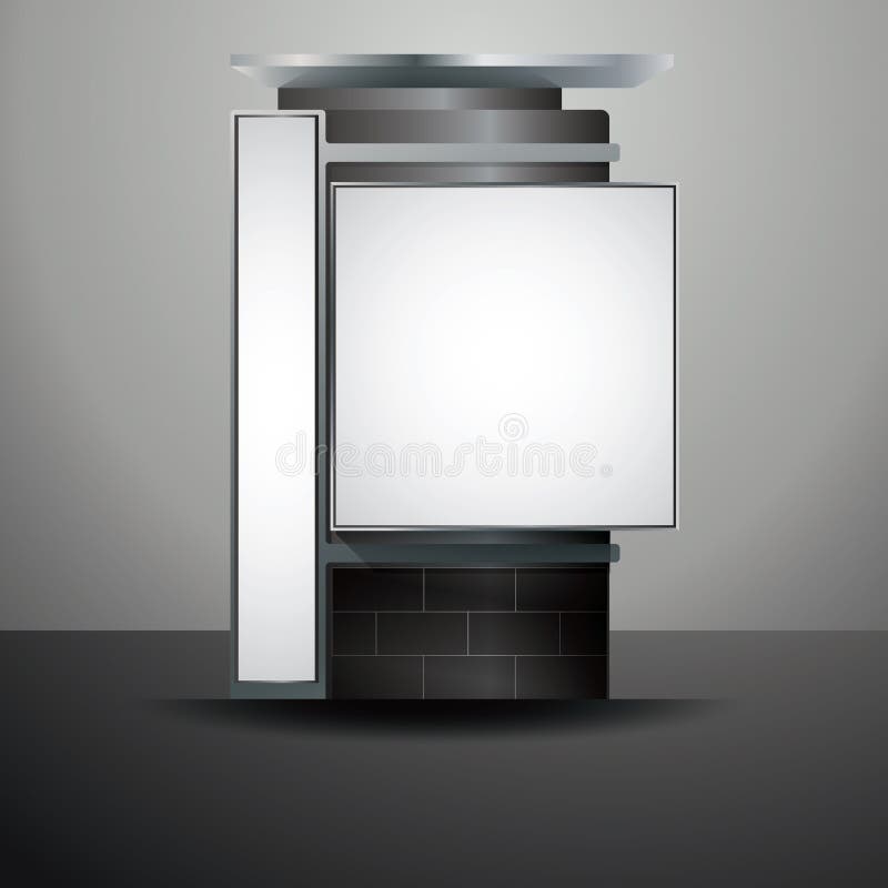 Advertising Billboards. Vector Illustration Decorative Design Stock ...