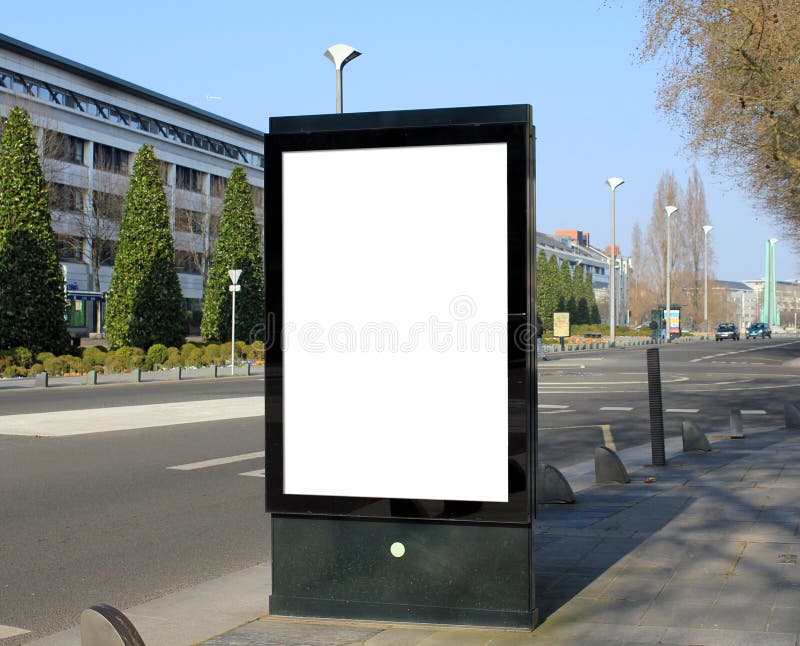 Advertising board stock photo. Image of displays, post - 18659294
