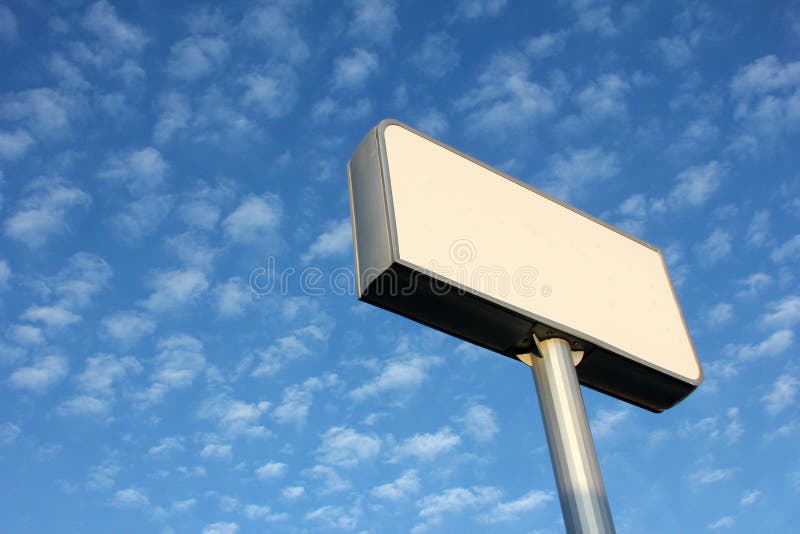 Advertising board stock photo. Image of blue, advertisement - 26917264