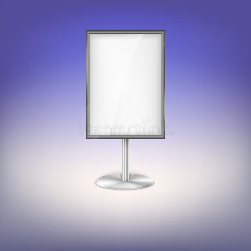 Advertising board. stock vector. Illustration of urban - 45476409