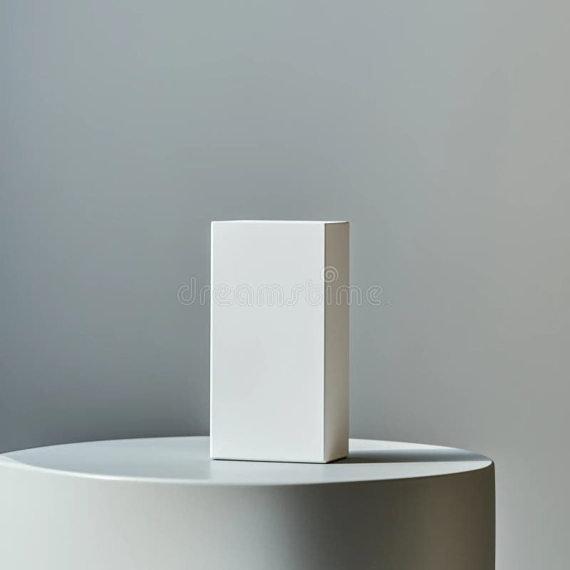 Advertising Composition of Packaging on a Podium with Shade Stock ...