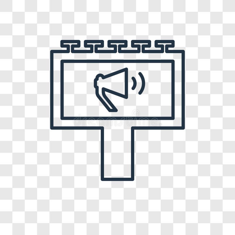 Advertising Icon Vector Isolated on White Background, Logo Concept of ...