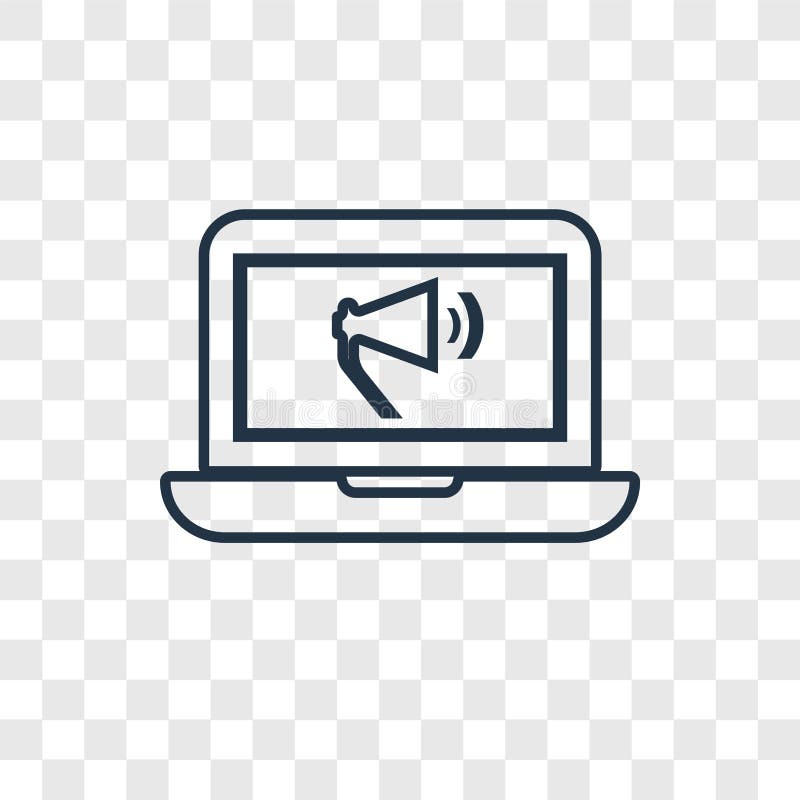 Advertising Concept Vector Linear Icon Isolated on Transparent B Stock ...