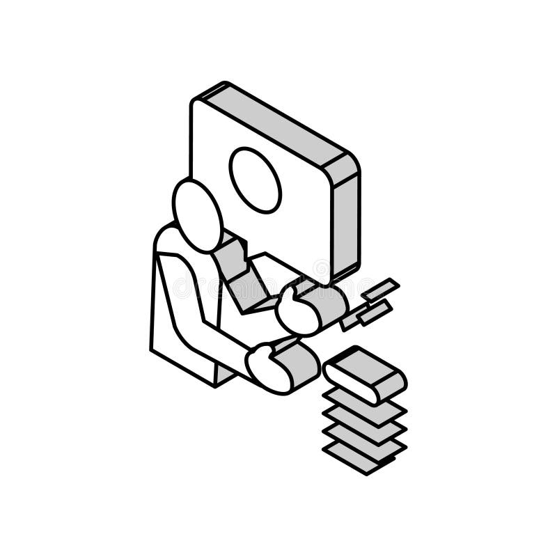 Advertising Consumer Isometric Icon Vector Illustration Stock Vector ...