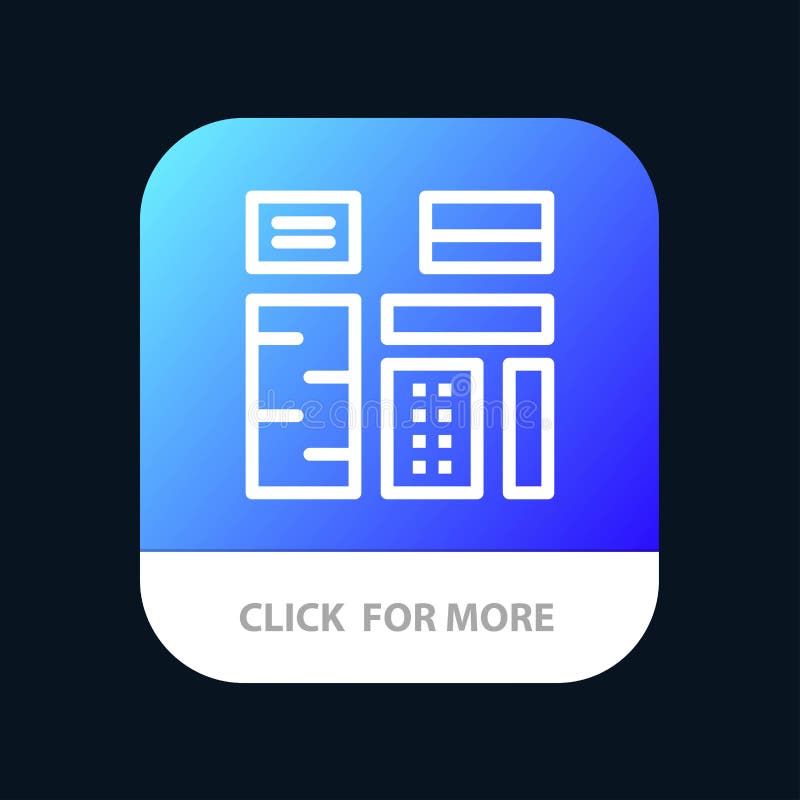 Advertising, Content, Feature, Native, Premium Mobile App Button ...