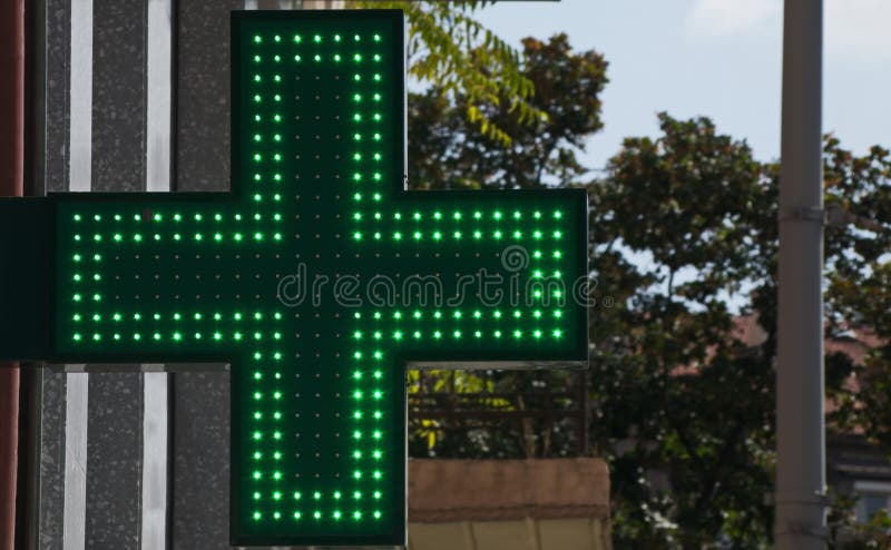 Advertising Double-sided LED Cross for External and Internal Use by ...