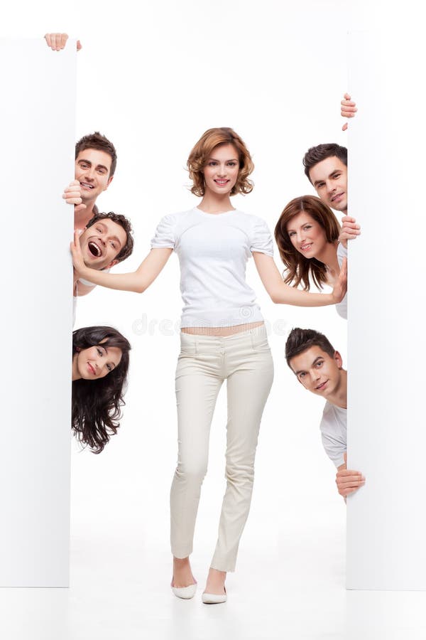 Happy ad friends stock photo. Image of board, diversity - 19986654