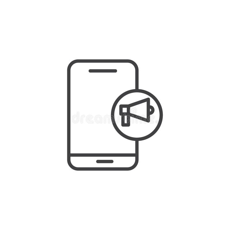 Advertising Icon Vector Set on White Background Stock Vector ...