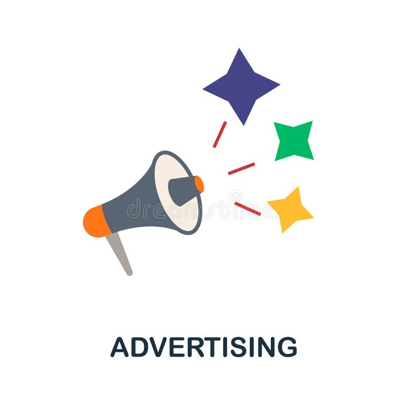 Advertising Icon. Simple Element from Branding Collection. Creative ...