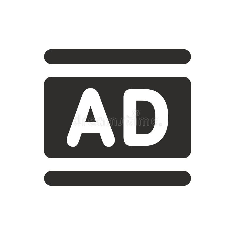 Advertising icon stock vector. Illustration of advertisement - 244536270
