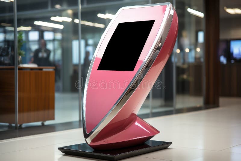 The Advertising Machine Stands at the Shopping Mall. Generative AI ...