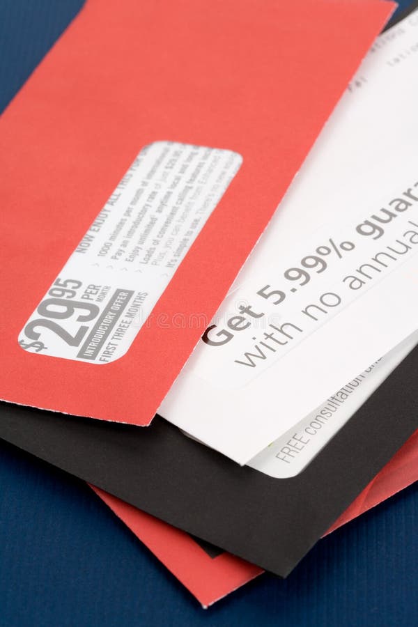Advertising mail stock photo. Image of business, marketing - 91475896