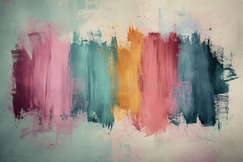 Advertising Multicolor Texture Background of Paint Strokes on the Wall ...