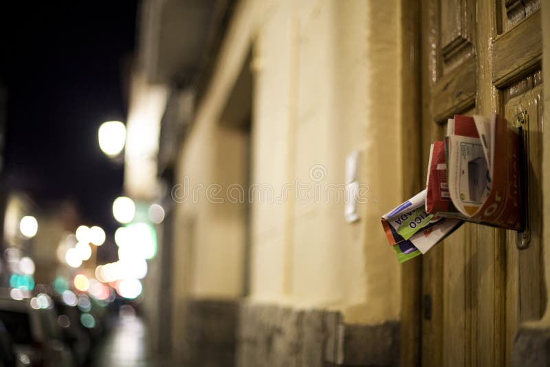 Mailbox advertising editorial photography. Image of residential - 25144867